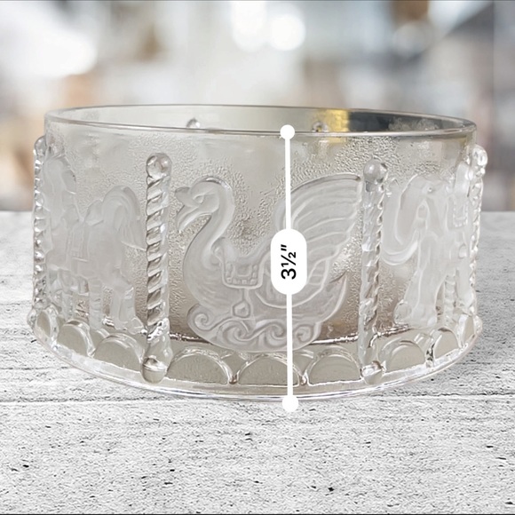 Goebel | Accents | Vintage Goebel Lead Crystal Circus Tent Carousel ...